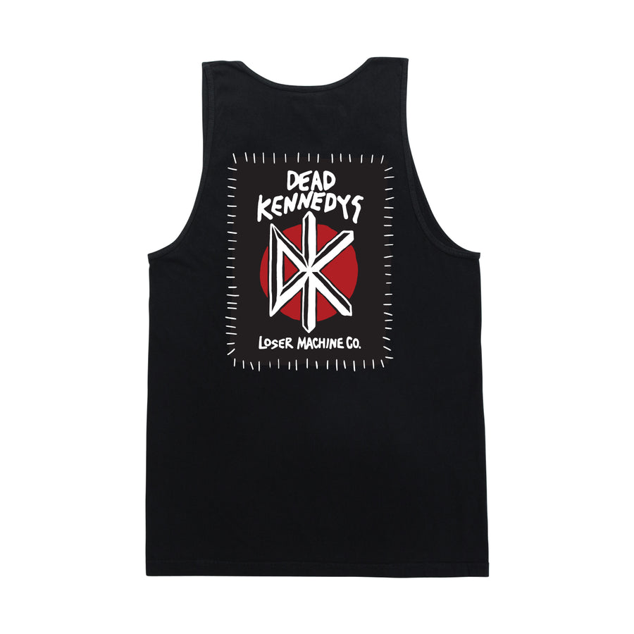 LOSER MACHINE PUNK PATCH STOCK TANK BLACK | The Drive Skateboard Shop