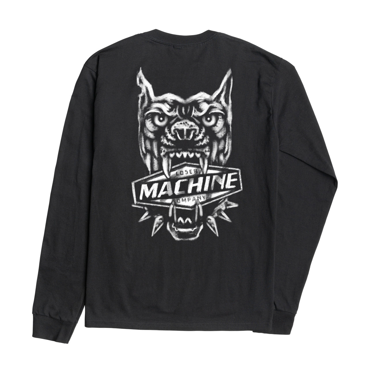 LOSER MACHINE ON GUARD L/S TEE BLACK – The Drive Skateboard Shop