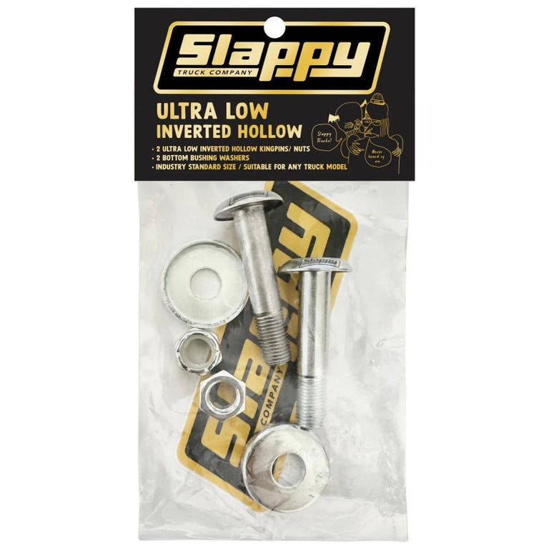 SLAPPY ULTRA LOW INVERTED HOLLOW KINGPINS – The Drive Skateboard Shop