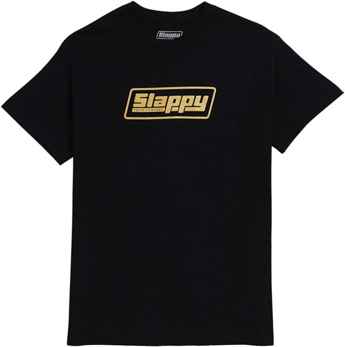 SLAPPY TRUCKS OG LOGO TEE BLACK – The Drive Skateshop