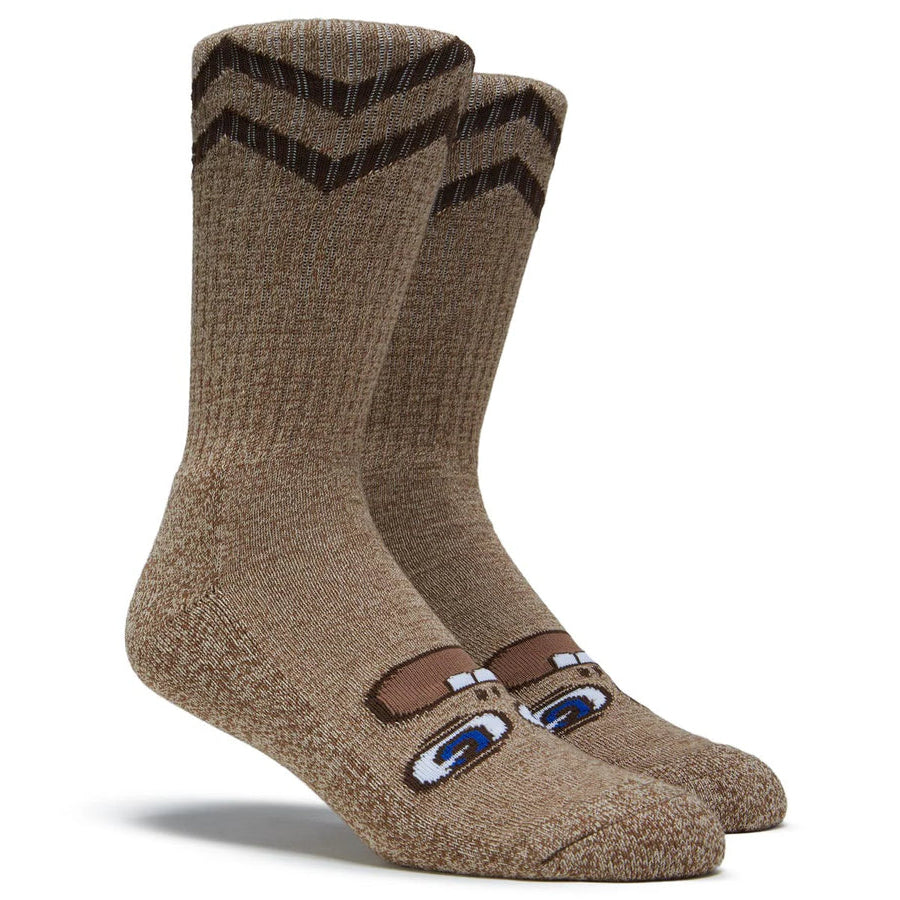TOY MACHINE SOCKS BETARD BROWN – The Drive Skateboard Shop