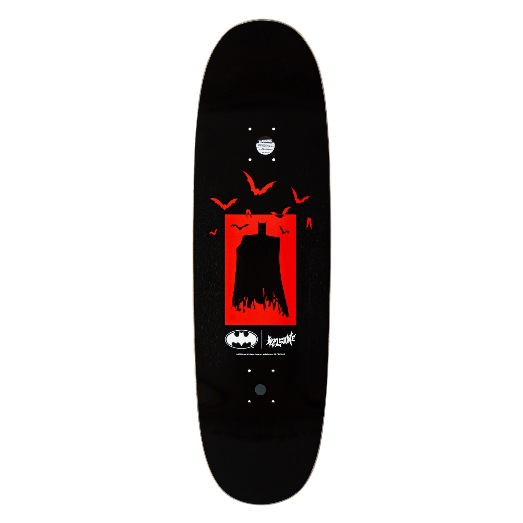 WELCOME X BATMAN DECK BAT FLAMES (9.5") – The Drive Skateboard Shop