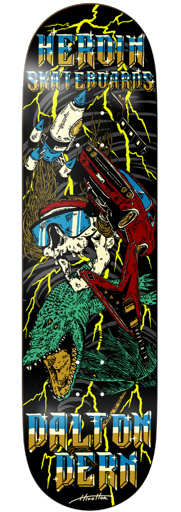HEROIN DECK DALTON DERN HURRICANE (8.5") – The Drive Skateboard Shop