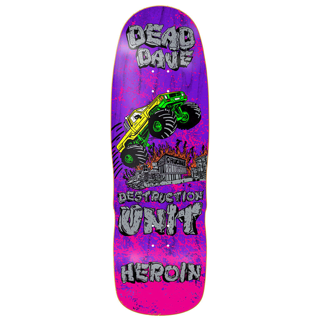 HEROIN DECK DEAD DAVE KNOCK OFF (10.1") – The Drive Skateboard Shop
