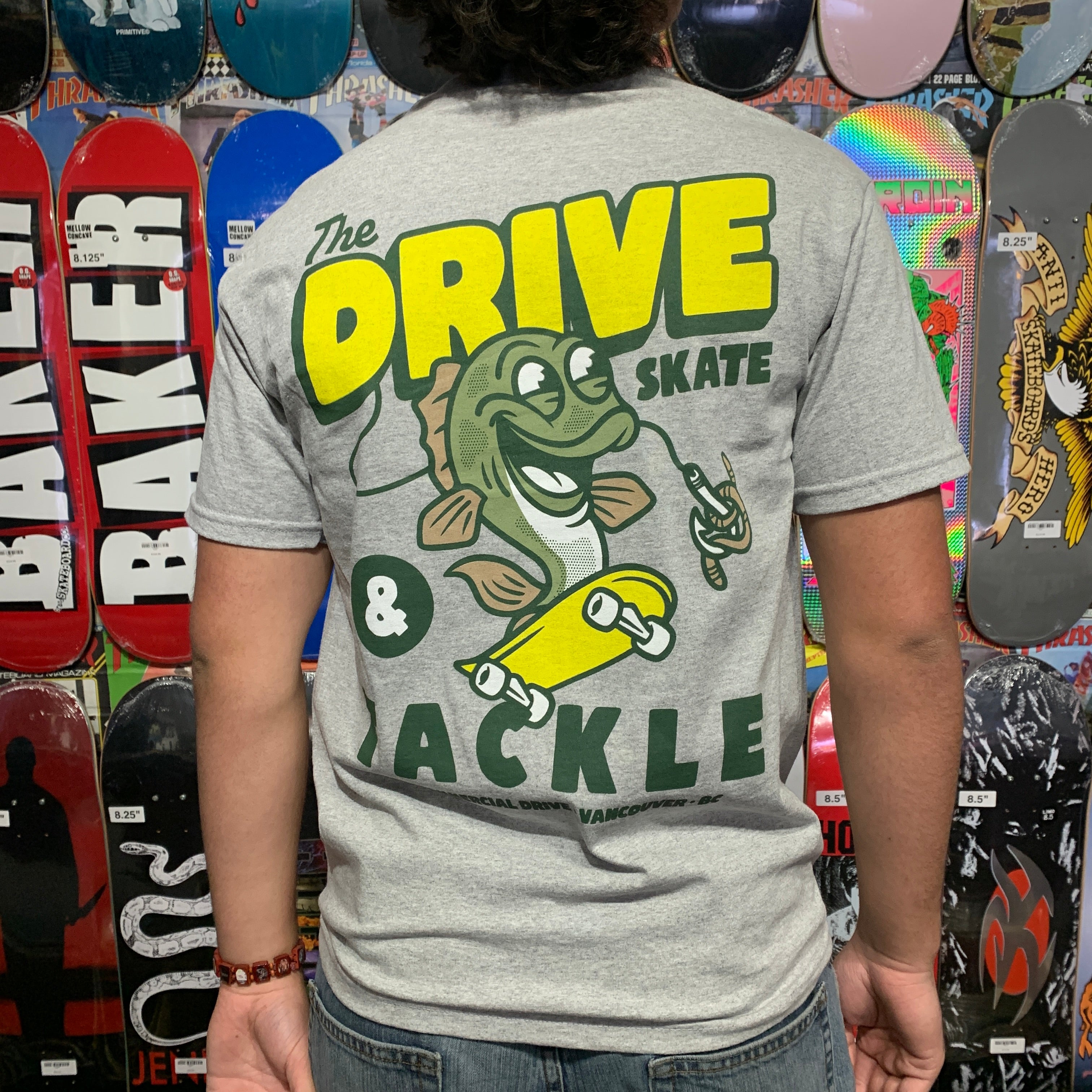 THE DRIVE SKATE & TACKLE 2.0 T-SHIRT – The Drive Skateboard Shop