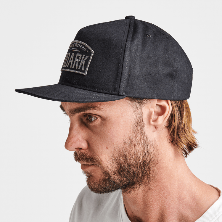 ROARK STATION TRUCKER HAT BLACK | The Drive Skateboard Shop