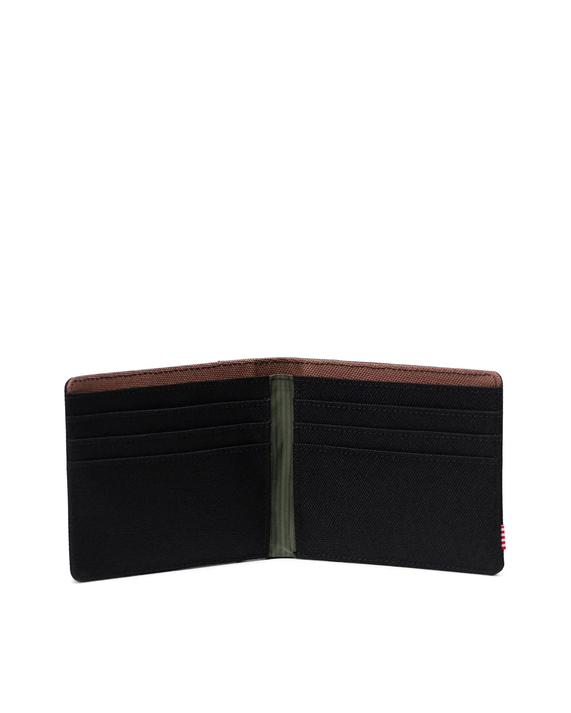 HERSCHEL ROY COIN WALLET BLACK/FOUR LEAF CLOVER/SADDLE BURN – The Drive ...