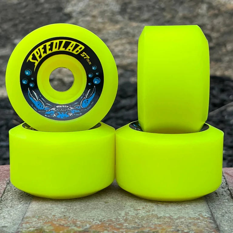 SPEEDLAB SOFT SHELLS BRIGHT YELLOW 97A (57MM) – The Drive Skateboard Shop