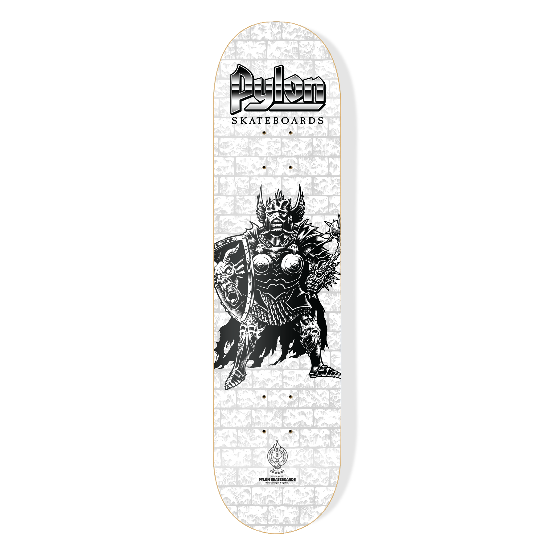 PYLON DECK STIKKER KNIGHT KNOCKERZ (8.5") | The Drive Skateboard Shop