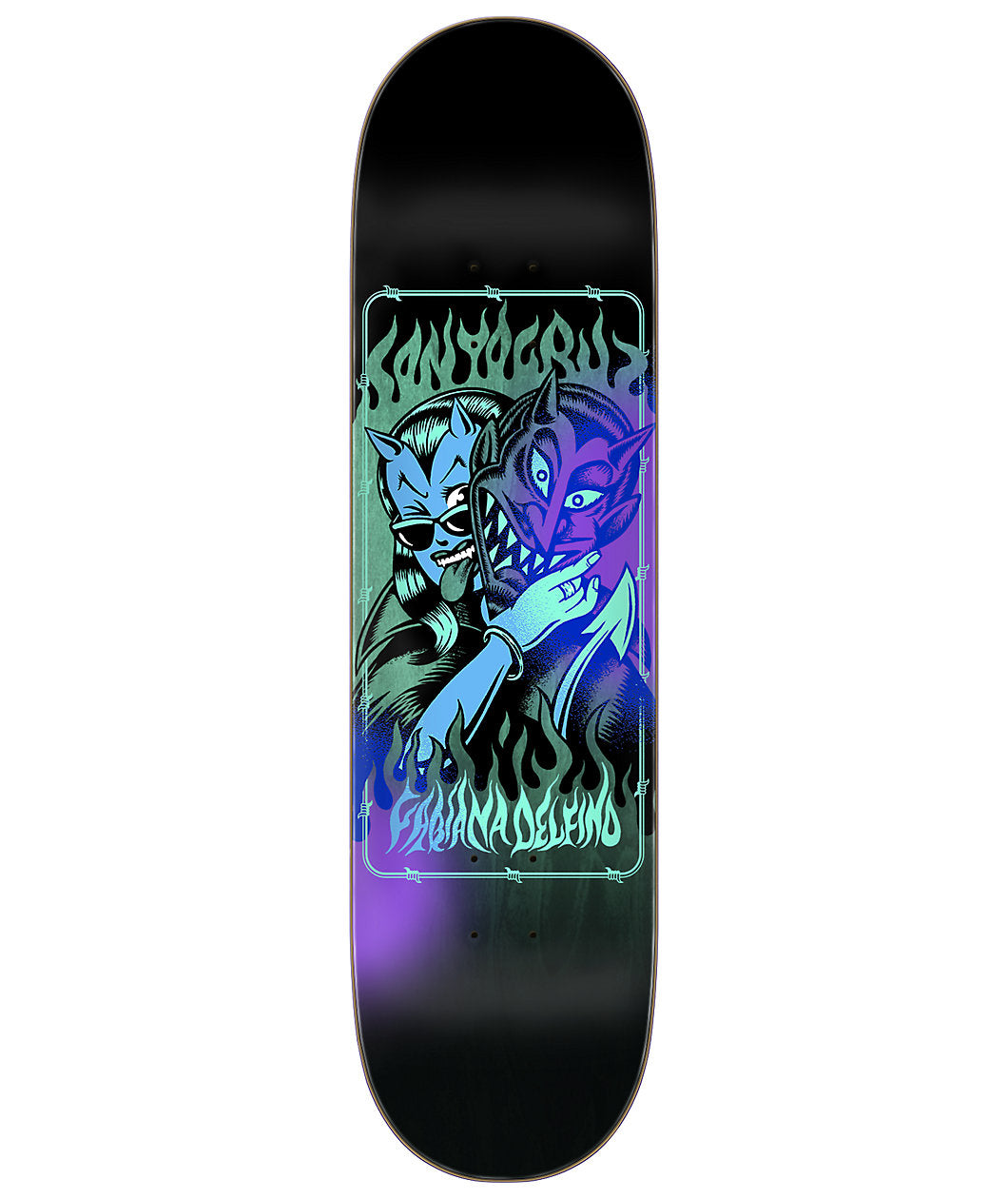 SANTA CRUZ DECK DELFINO DEVIL MASK (8.25") – The Drive Skateboard Shop