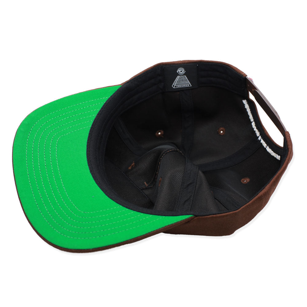THEORIES X ACE STAMP SNAPBACK CHOCOLATE – The Drive Skateboard Shop