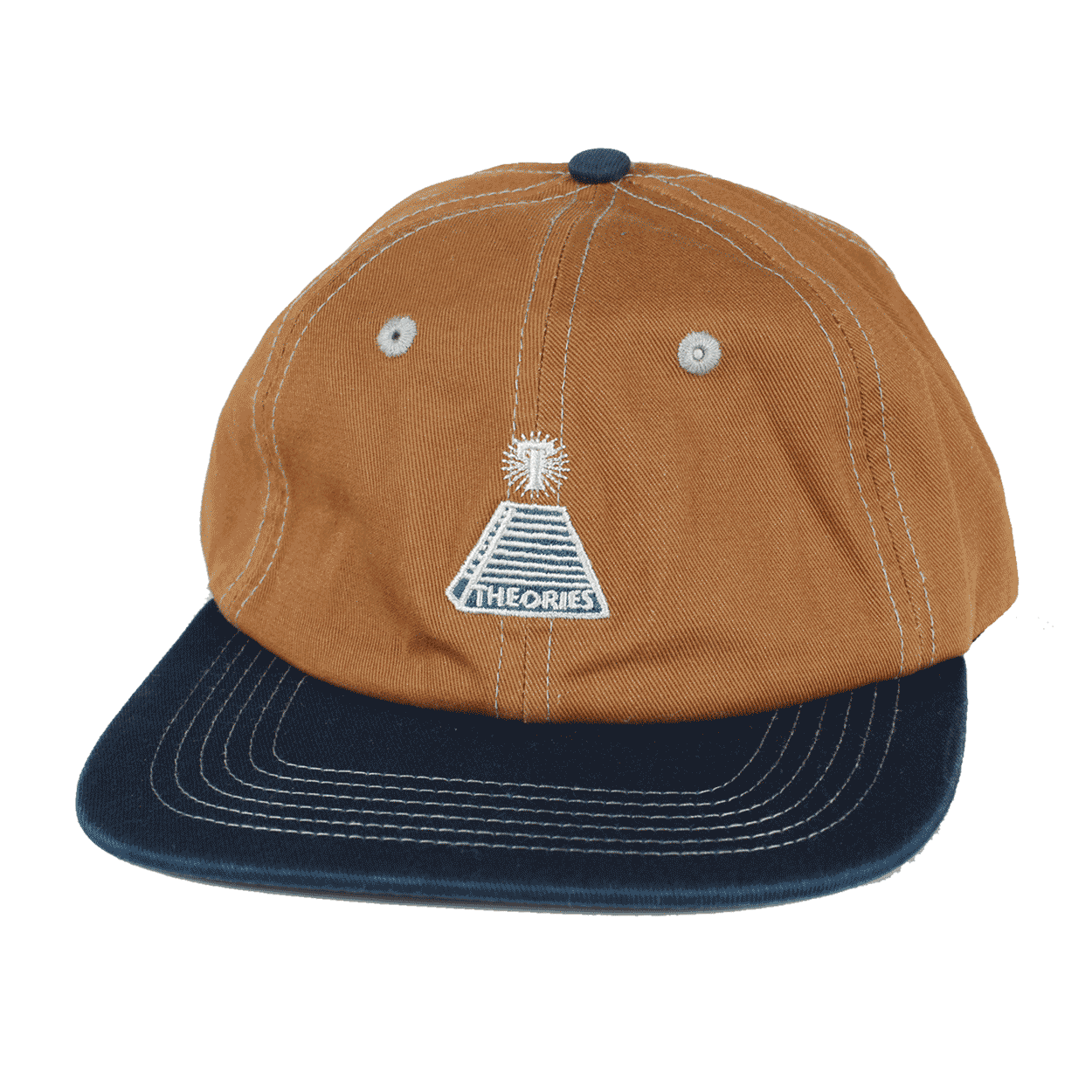 THEORIES SCRIBBLE EMBROIDERED STRAPBACK COPPER/NAVY – The Drive ...