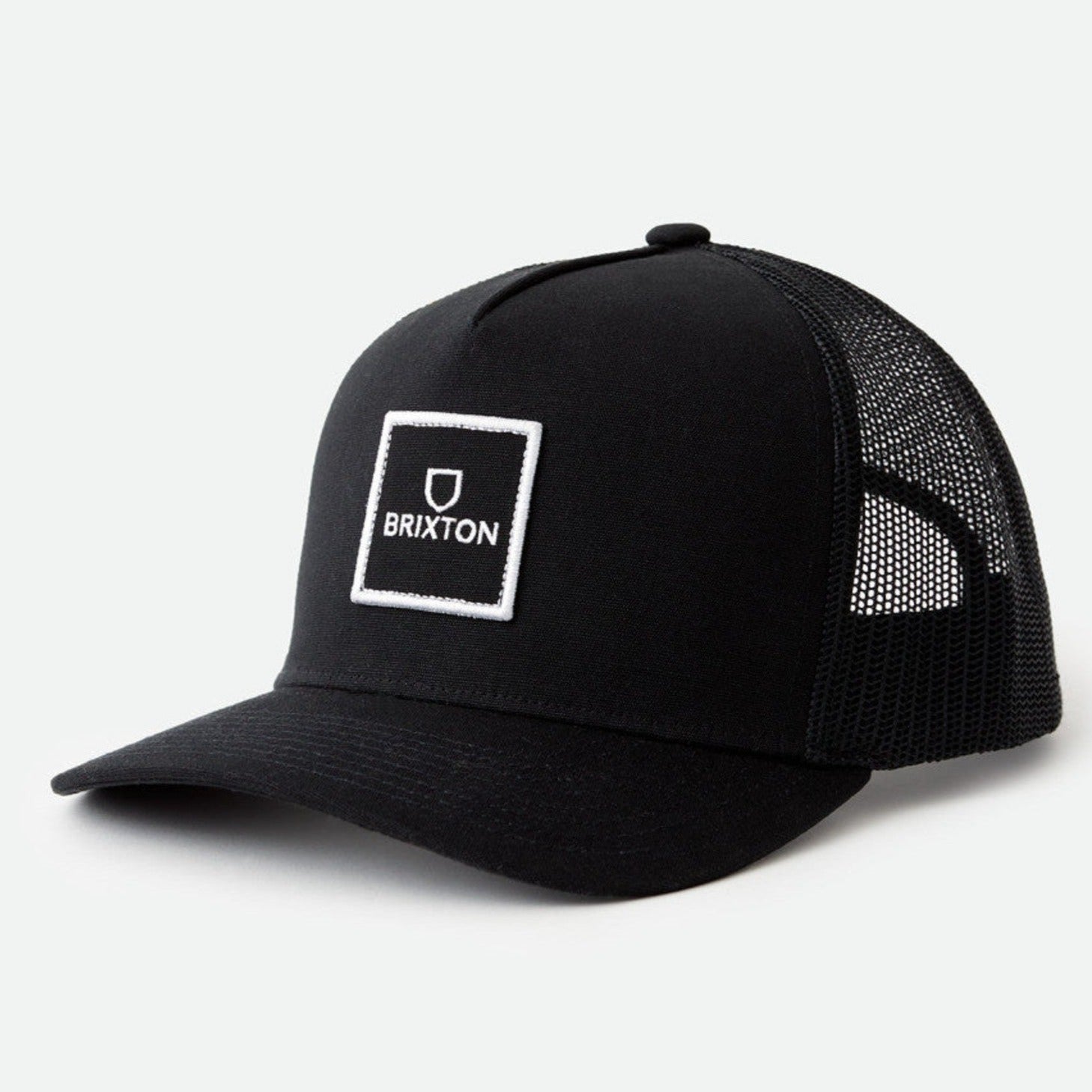 BRIXTON ALPHA BLOCK X C MP MESH CAP BLACK – The Drive Skateboard Shop