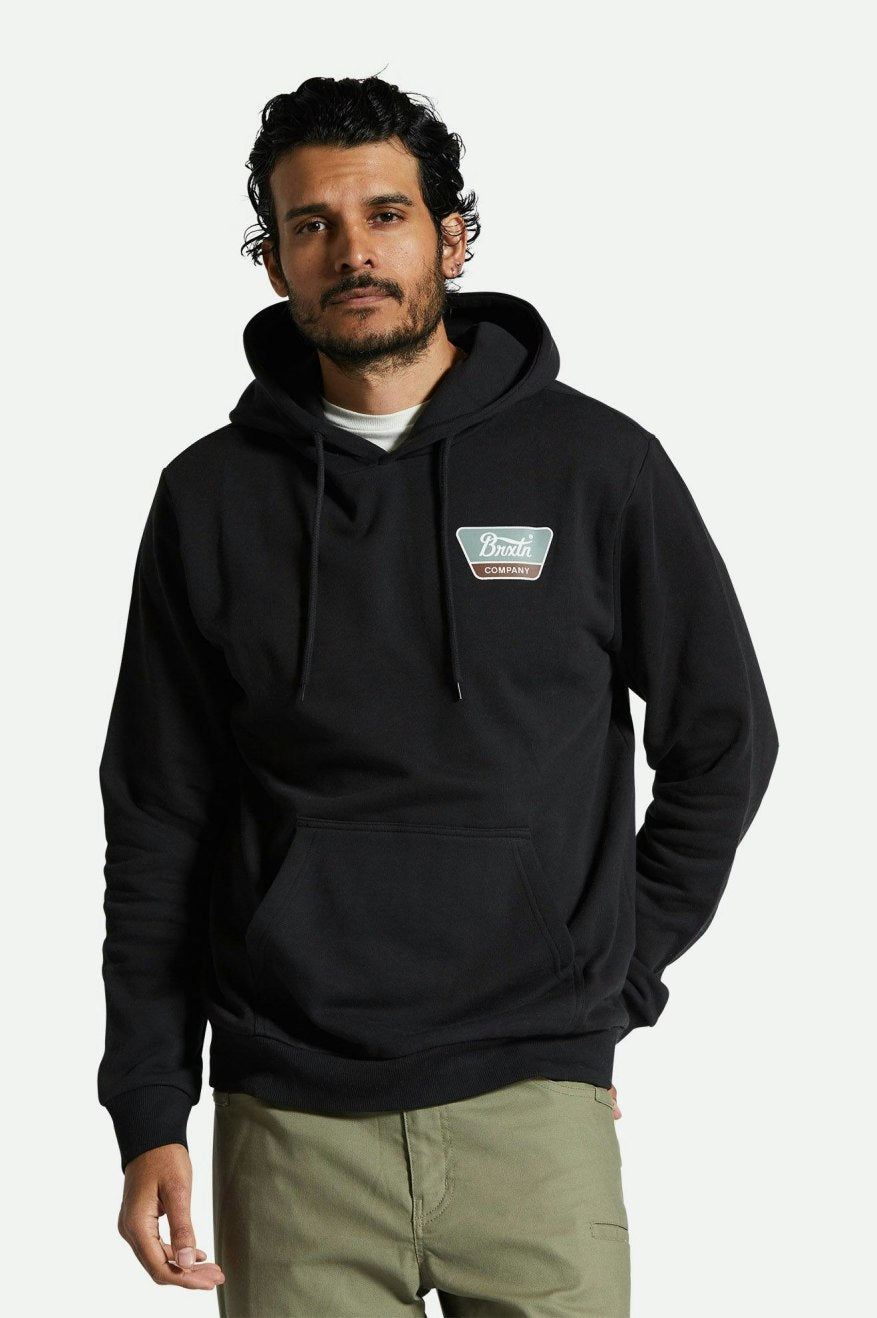 BRIXTON LINWOOD HOOD BLACK/CHINOIS GREEN/SEPIA – The Drive Skateboard Shop