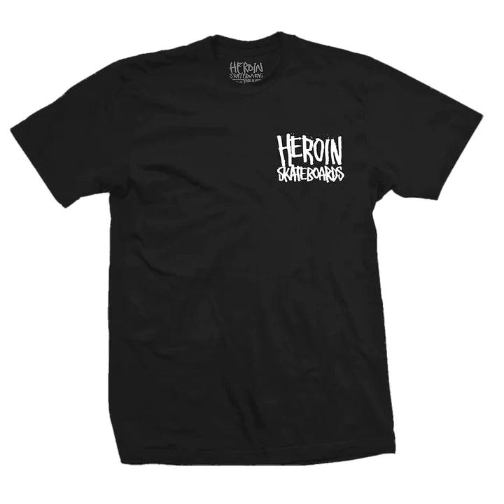 HEROIN EGZILLA 2 T-SHIRT BLACK – The Drive Skateboard Shop