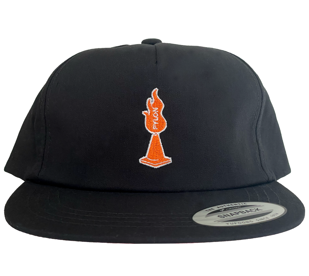 PYLON LOGO HAT BLACK – The Drive Skateboard Shop