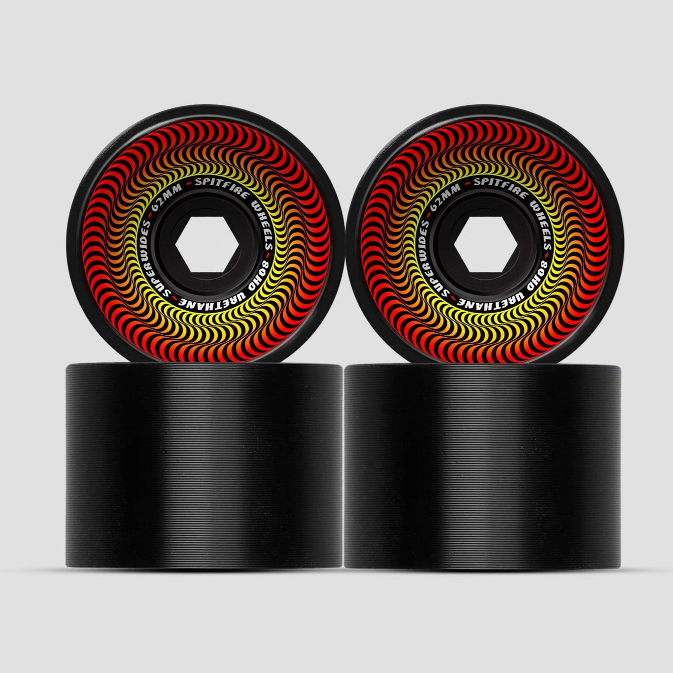 SPITFIRE WHEELS SUPERWIDES 80HD BLACK (62MM) – The Drive Skateboard Shop