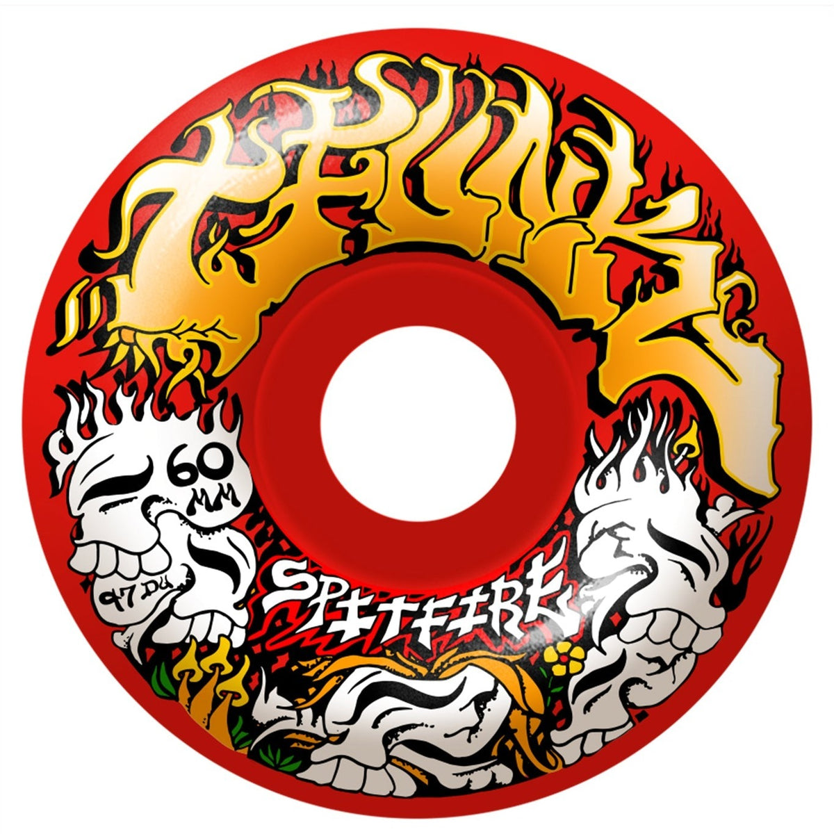 SPITFIRE WHEELS FORMULA FOUR RADIAL FULL T-FUNK SAVIE 97D RED (60MM ...