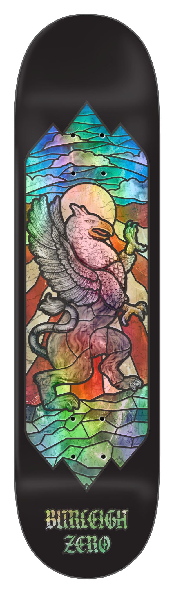 ZERO DECK STAINED GLASS BURLEIGH (8.5") – The Drive Skateboard Shop