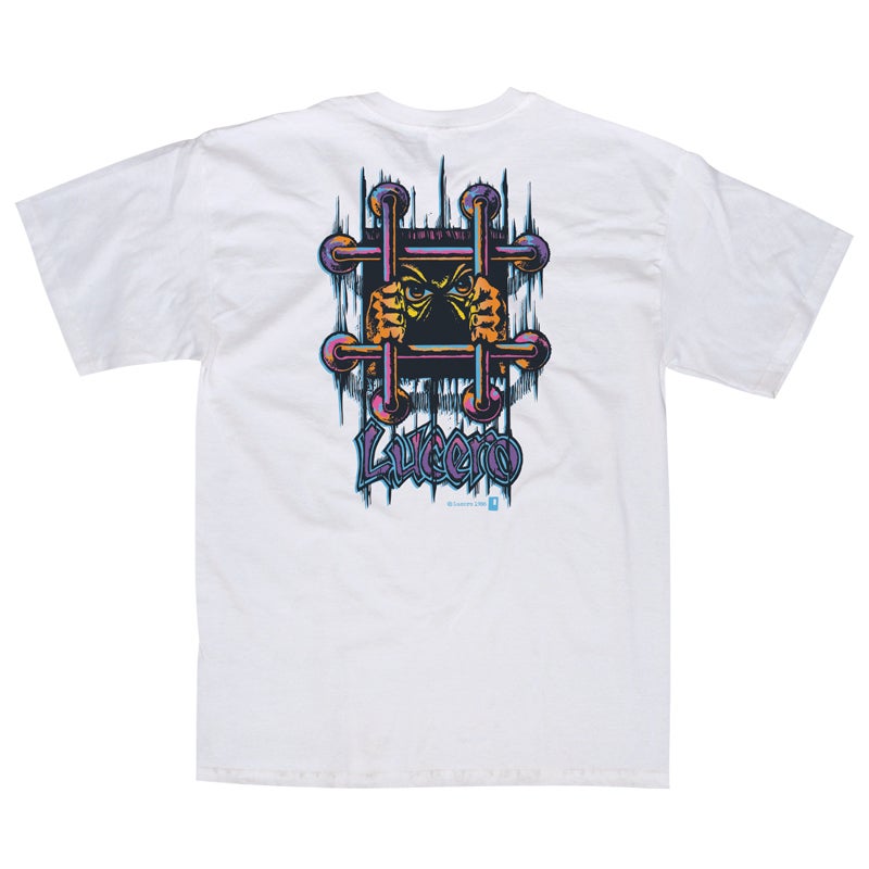 BLACK LABEL T-SHIRT LUCERO OG BARS WHITE – The Drive Skateboard Shop