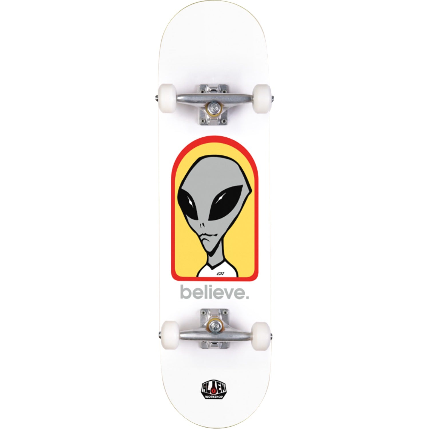 ALIEN WORKSHOP COMPLETE - BELIEVE WHITE (8") – The Drive Skateboard Shop