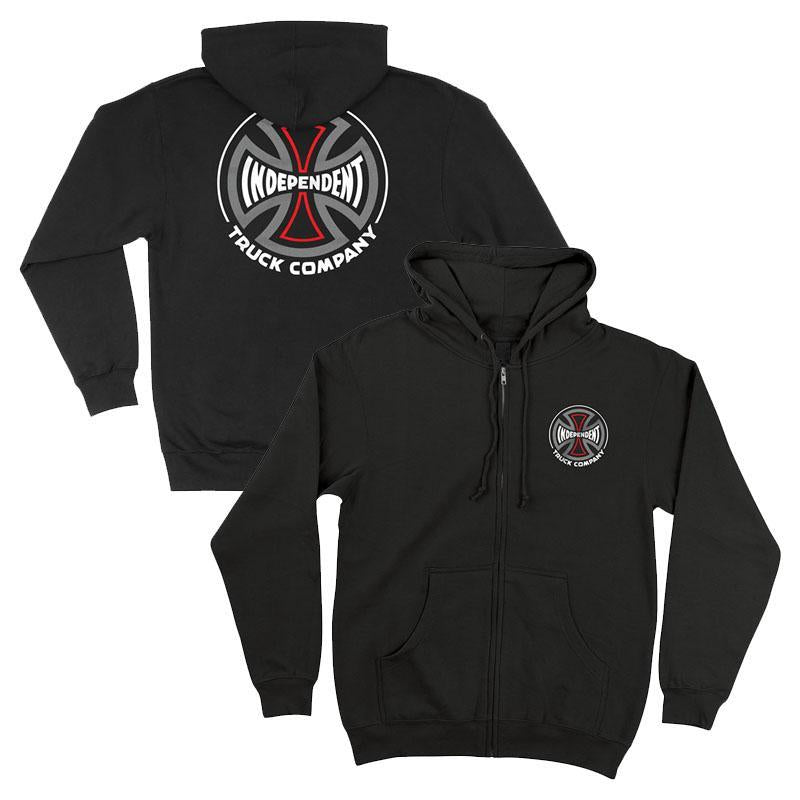 INDEPENDENT ZIP CONVERGE BLACK – The Drive Skateboard Shop