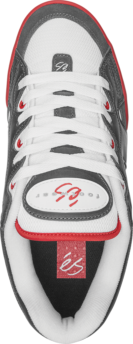 ES ONE NINE SEVON GREY/WHITE/RED – The Drive Skateboard Shop