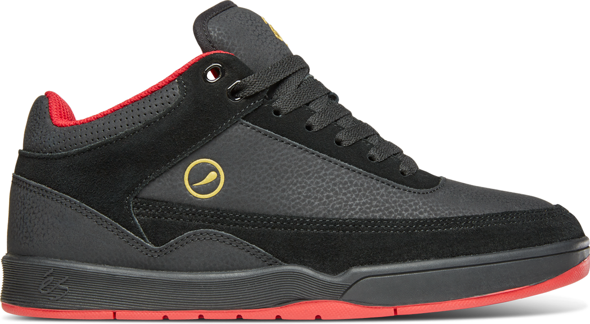 ES STYLUS MID X WADE DESARMO BLACK/RED | The Drive Skateboard Shop