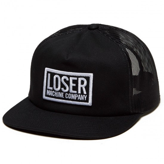 LOSER MACHINE BOX TRUCKER BLACK/WHITE | The Drive Skateboard Shop