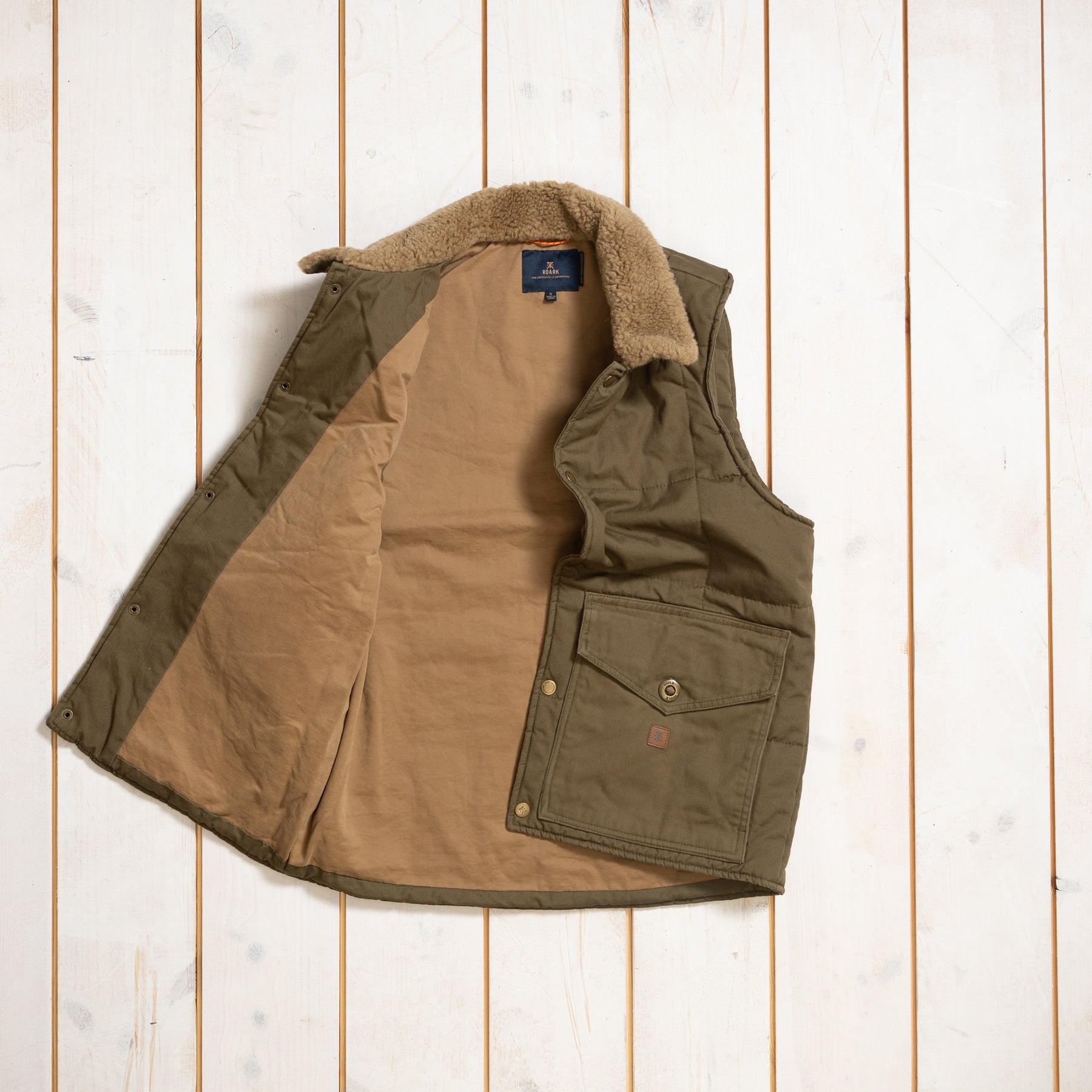 ROARK LIVINGSTON VEST DARK BROWN – The Drive Skateboard Shop