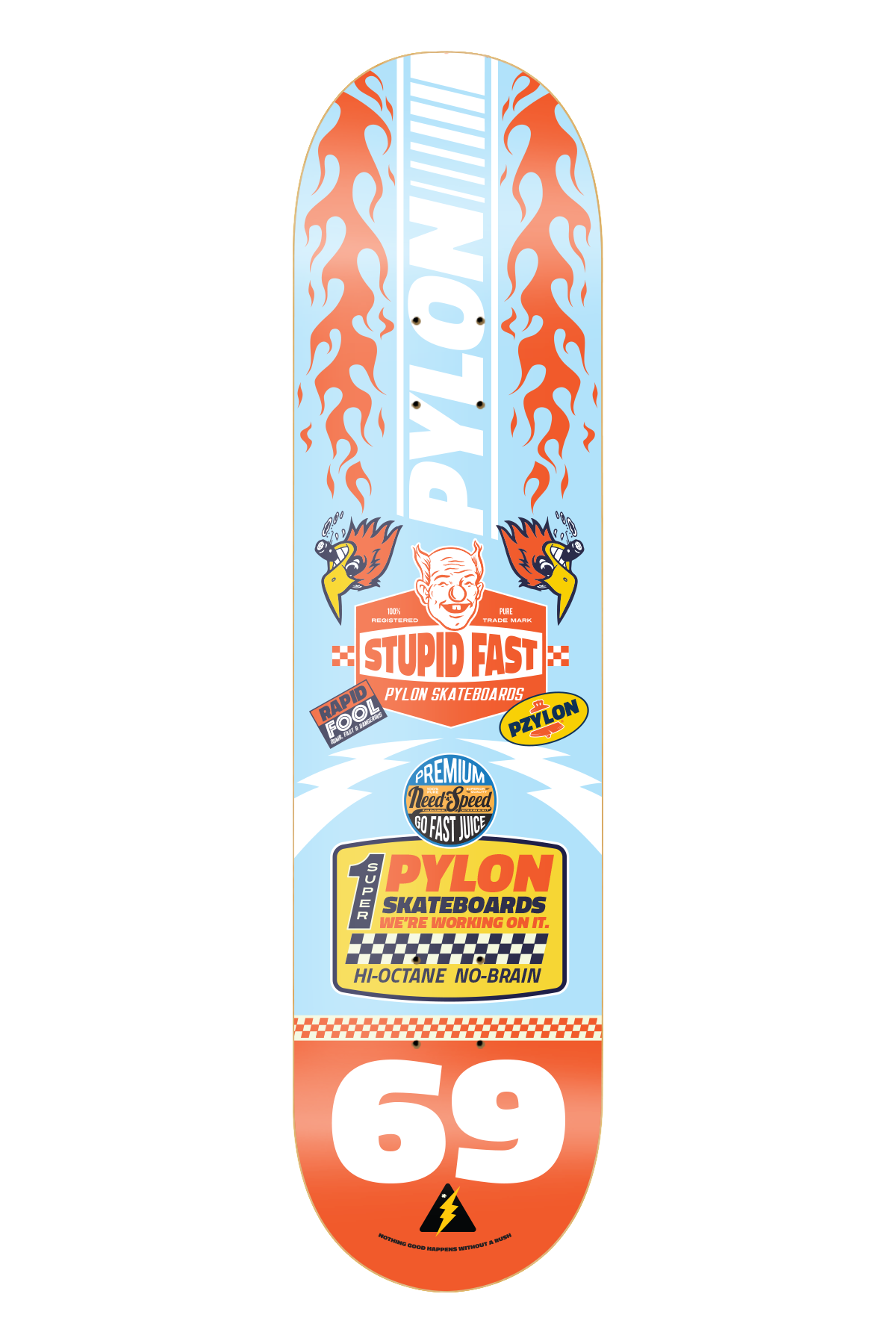 PYLON DECK STUPID FAST (8.5") – The Drive Skateboard Shop