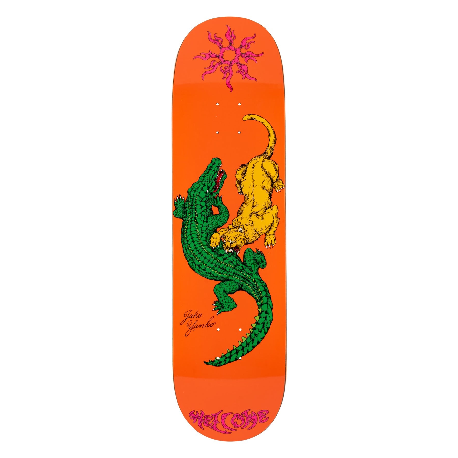 WELCOME DECK JAKE YANKO ORANGE (8.5") | The Drive Skateboard Shop
