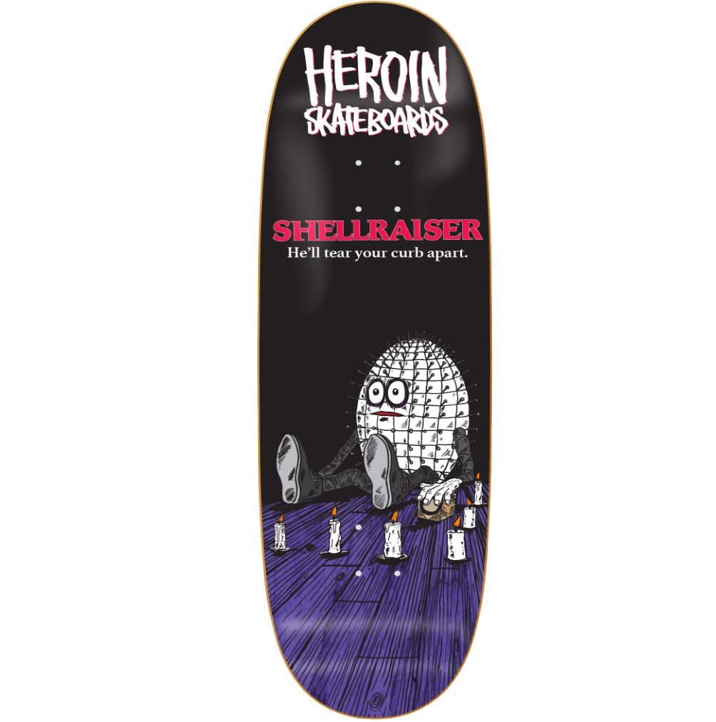HEROIN DECK SHELLRAISER EGG (9.4") – The Drive Skateboard Shop