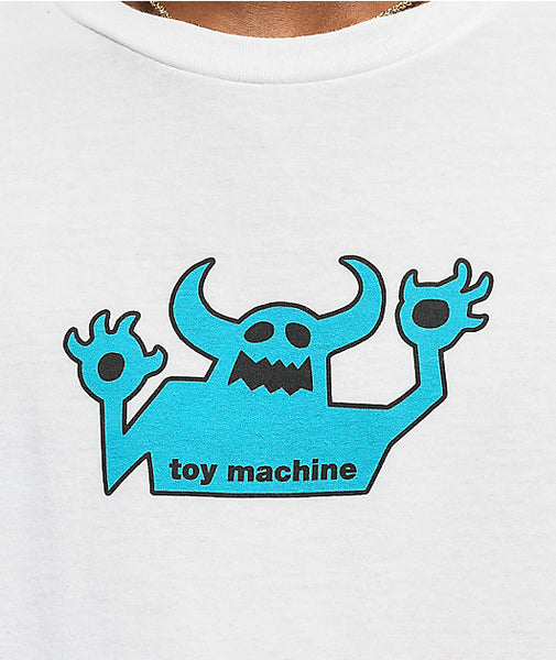 TOY MACHINE T-SHIRT OG MONSTER 90'S WHITE | The Drive Skateshop