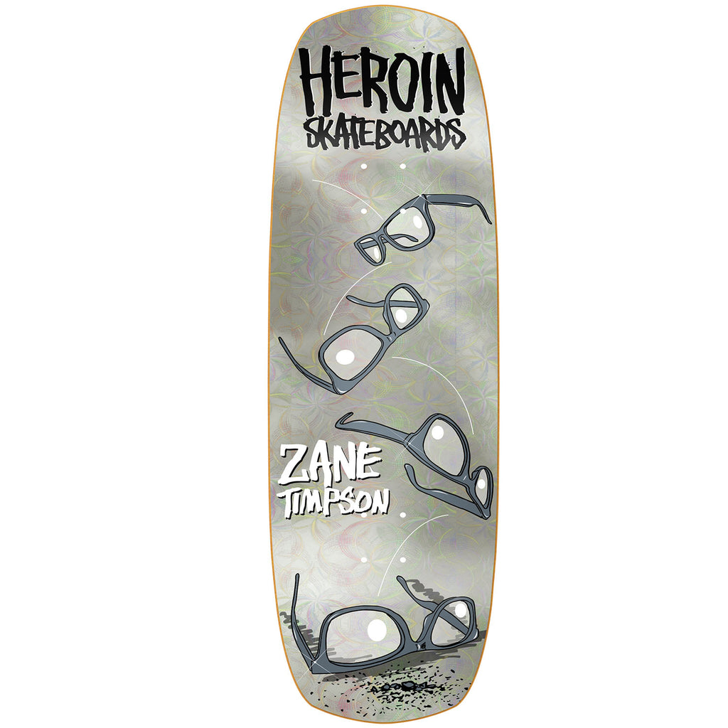 HEROIN DECK ZANE TIMPSON GLASSES HOLOGRAPHIC (9") – The Drive ...