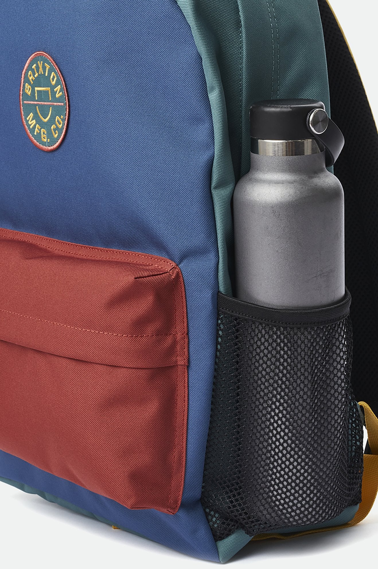 BRIXTON CREST BACKPACK JOE BLUE/BRICK – The Drive Skateboard Shop