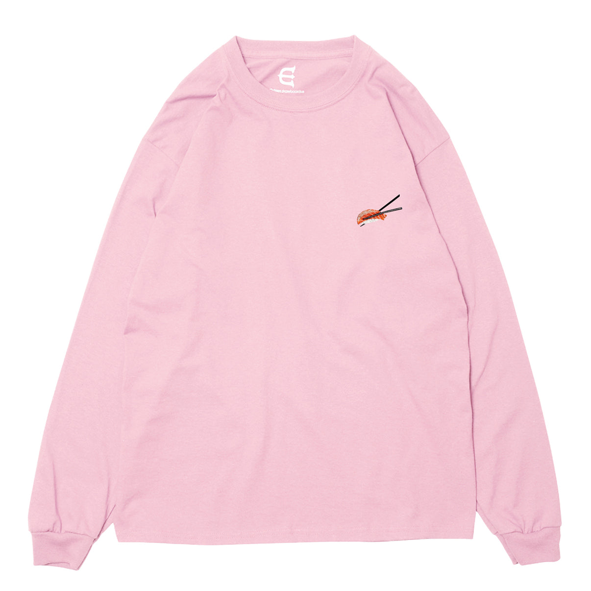 EVISEN SUSHI STITCH L/S TEE LIGHT PINK – The Drive Skateboard Shop