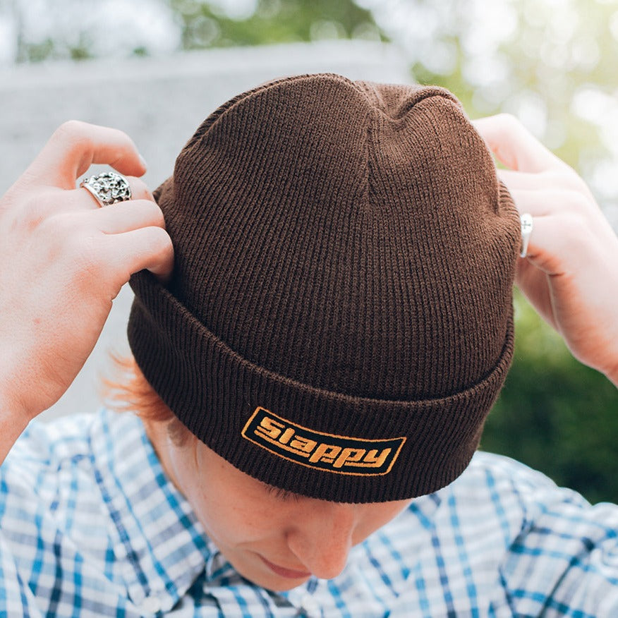 SLAPPY TRUCKS OG LOGO BEANIE BLACK – The Drive Skateboard Shop